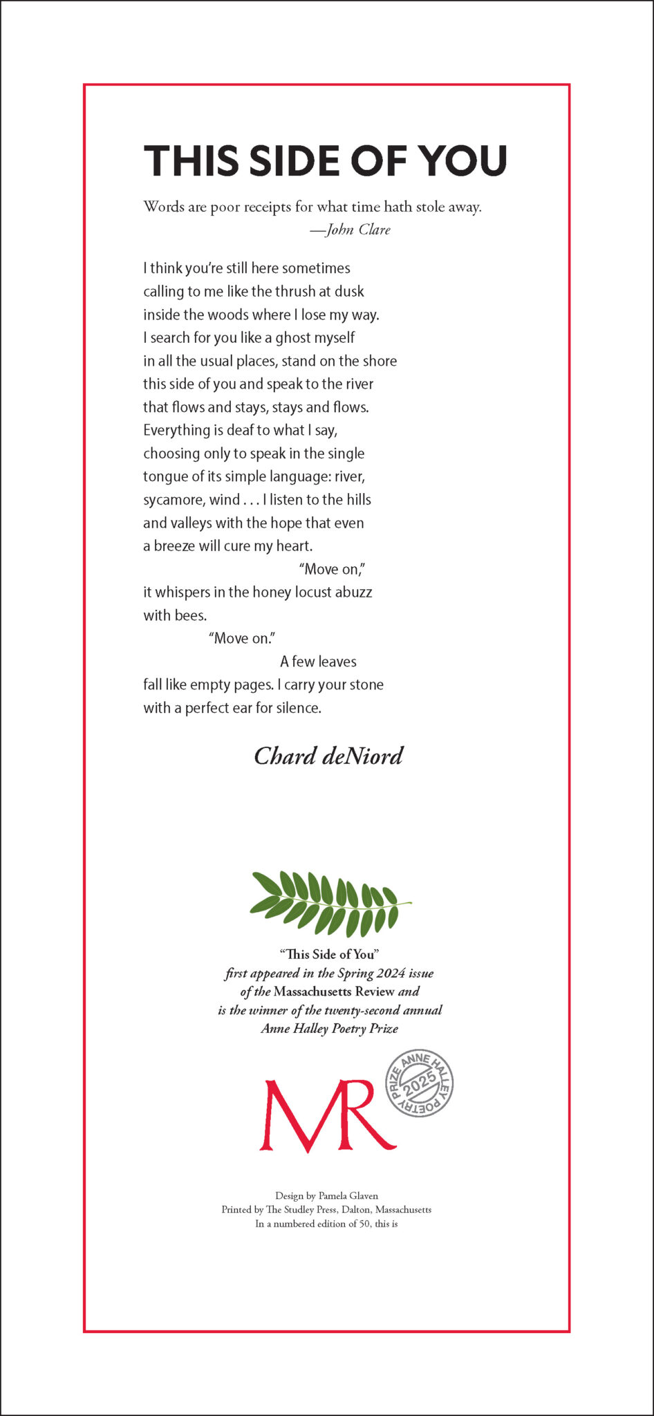 The Massachusetts Review - A quarterly of literature, the arts, and ...